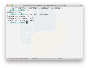 Scripts en Python - El Pythonista