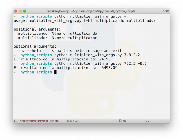 Scripts en Python - El Pythonista